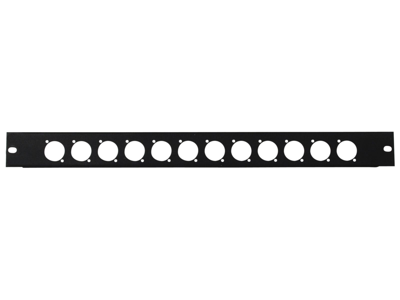 OMNITRONIC Front Panel Z-19 12 x XLR (D-type) 1U Front panel ...