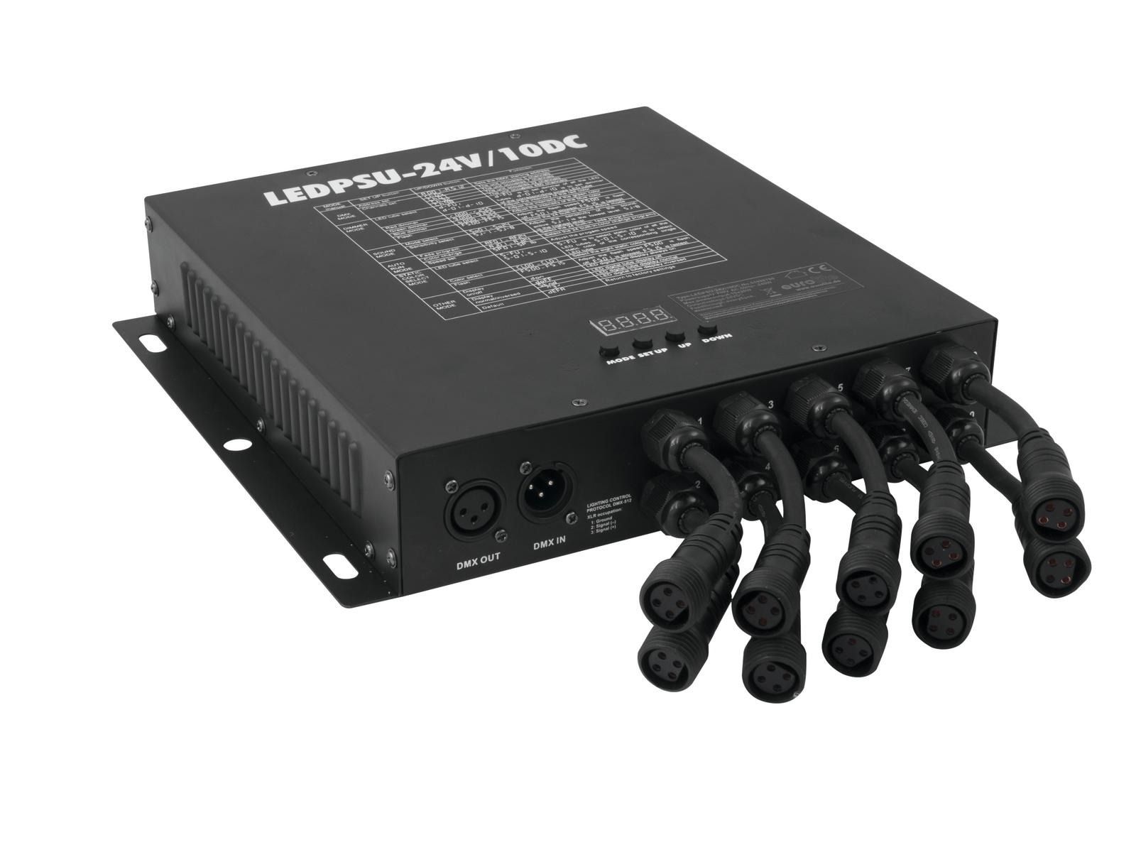 EUROLITE LED PSU-24V/10 DC LED Tube 360° - Vezérlő EUROLITE LED pixel ...